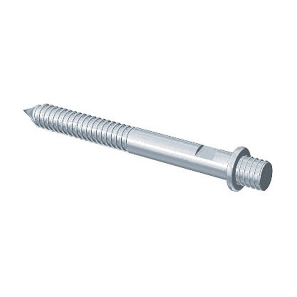 Rheinzink stift t/rørholder med gevind 100 mm forzinket stål — BLIKSHOP.DK