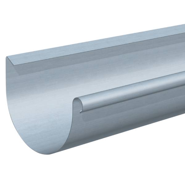 Rheinzink Tagrende 1/2-rund nr 11 prePatina blaugrau 0,7x280 mm - 3 me ...
