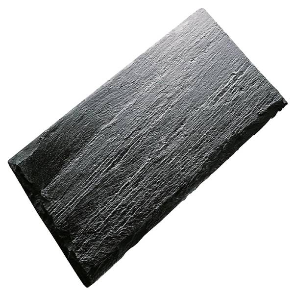Cupa H3 naturskifer til tag 40x20 cm sort — BLIKSHOP.DK