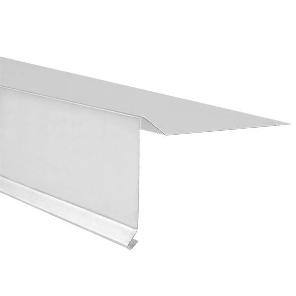 Vindskede 18, 100 mm flange alu 1x75x20x100x1000 mm — BLIKSHOP.DK